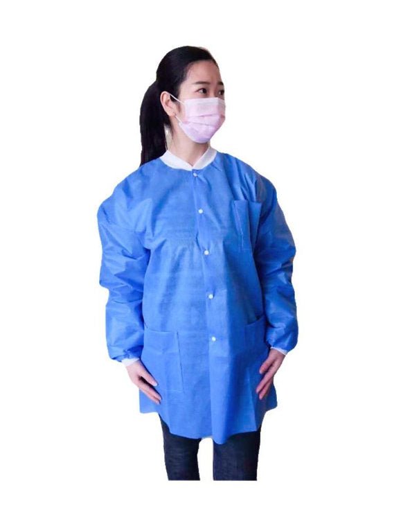 Disposable SMS Lab Coats, Case of 30